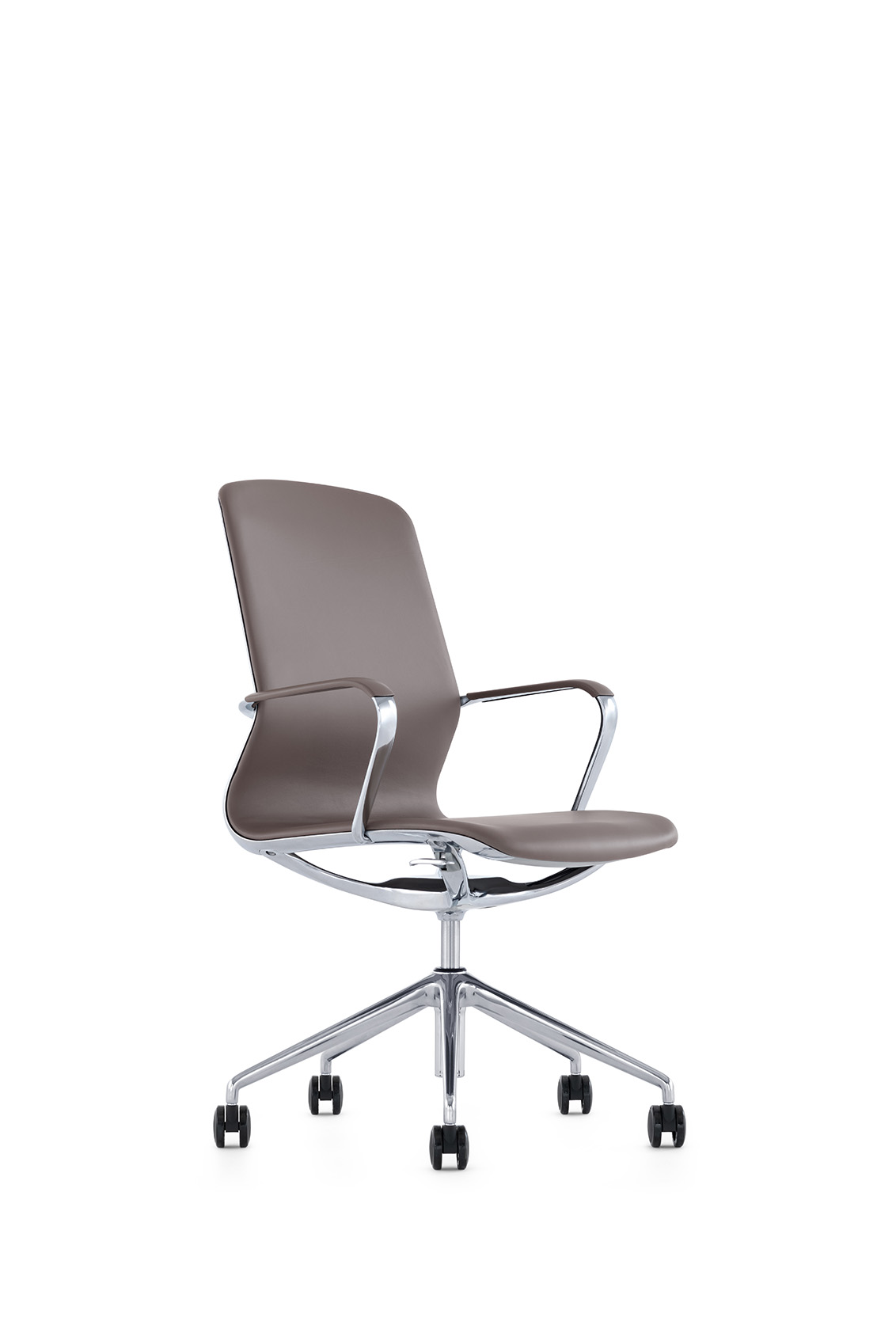 Furicco High Class Revolving Meeting Room Conference Low Back Leather ...