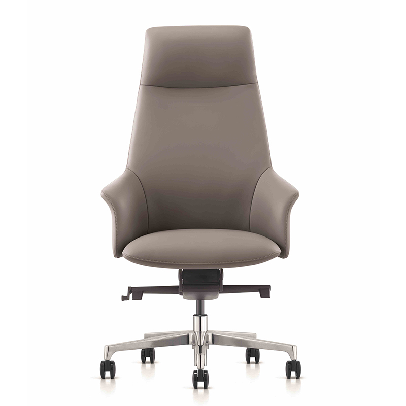 Furicco Modern Office Furniture Height Adjustable Genuine Leather High...