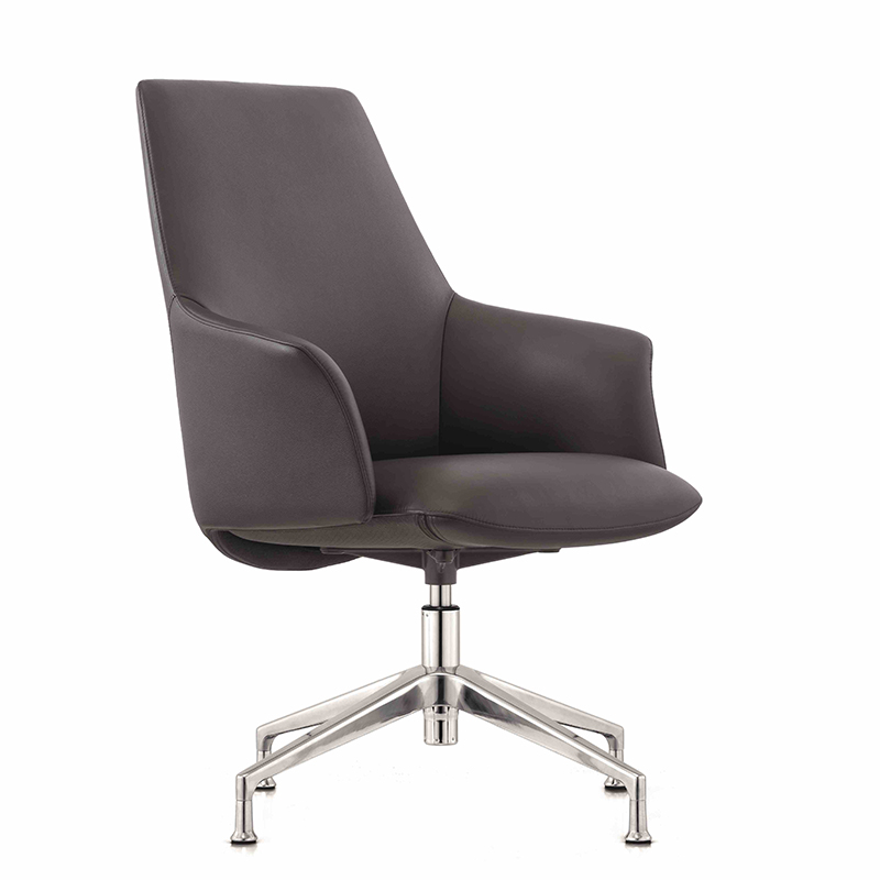 Furicco Modern Office Furniture Height Adjustable Genuine Leather High...