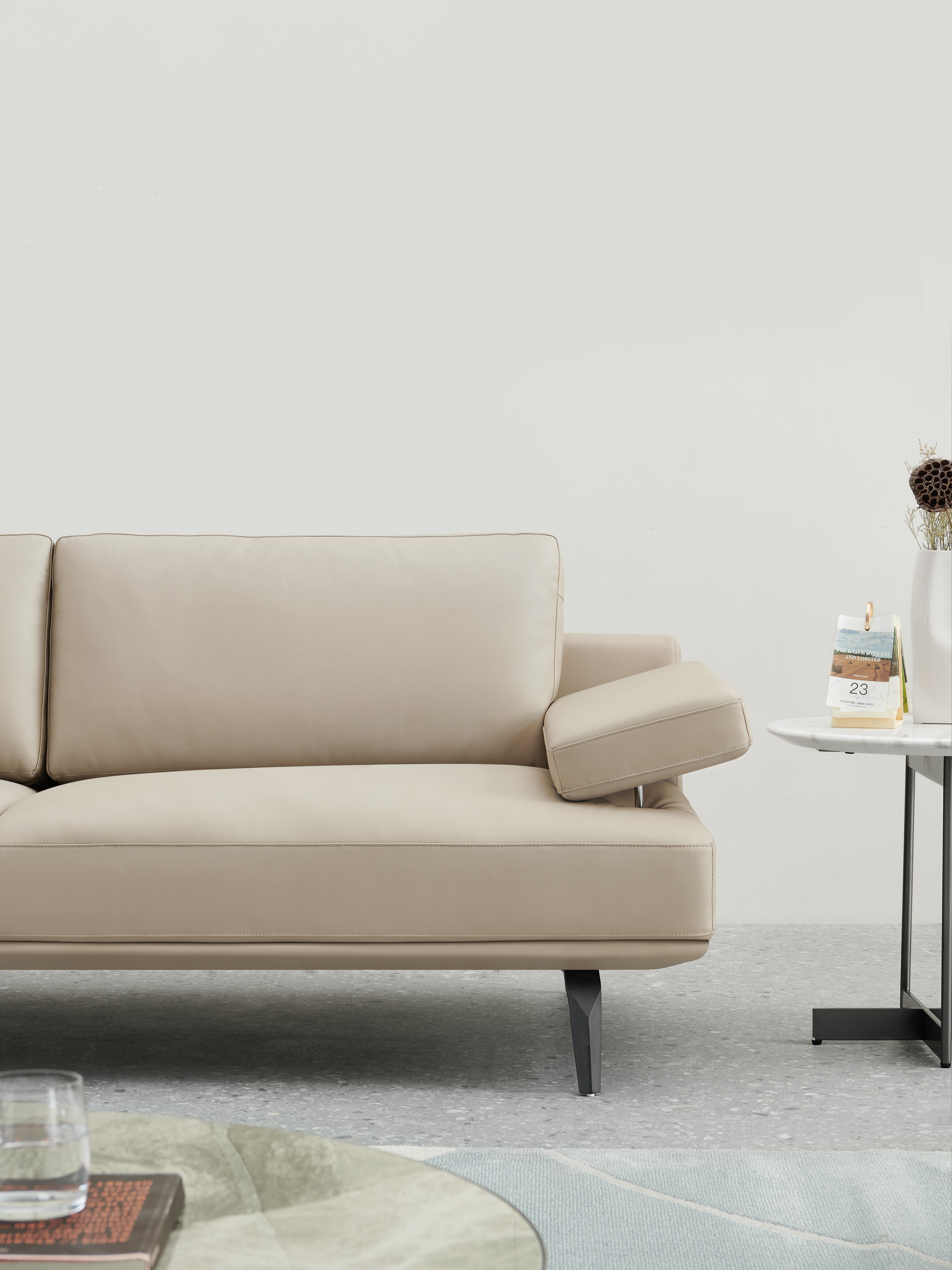 Modern Office Building Lobby Couch Leather Modular American Style Sofa...