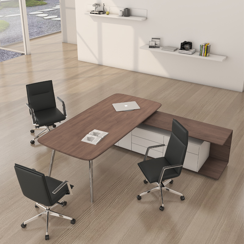 Furicco Leather High Density Foam Executive Genuine Leather Office Chair...